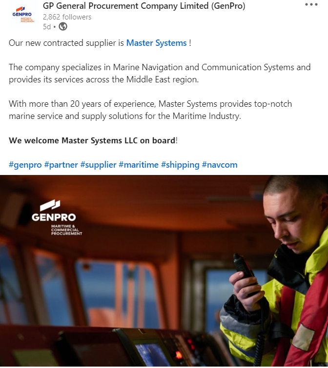 MASTER SYSTEMS EGYPT, Suez, Egypt | Shipping & Marine Supplier | ShipServ