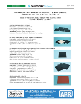 Allied Packing & Rubber Inc, Long Beach, United States | Shipping ...