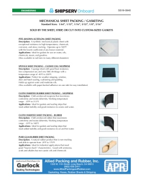 Allied Packing & Rubber Inc, Long Beach, United States | Shipping ...