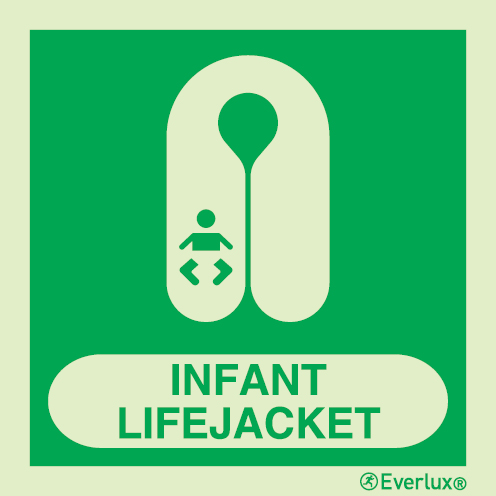334142 SAFETY SIGN INFANTS LIFEJACKET, 150X150MM | IMPA Code Search by ...