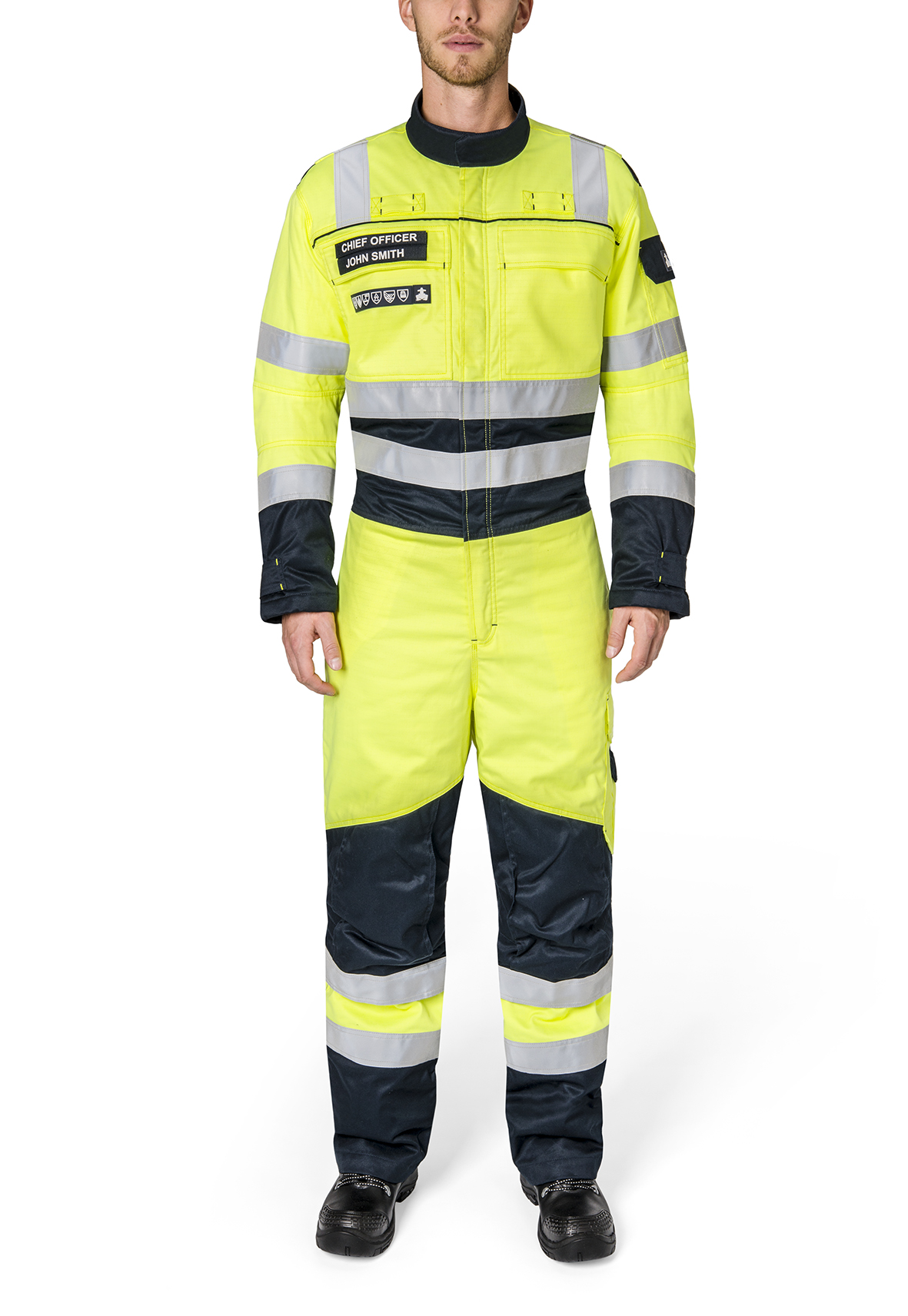 312499 BOILERSUIT WINTER MULTI-HAZARD, OFFSHORE ORANGE & NAVY M | IMPA ...