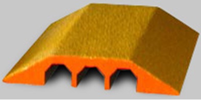 334754 STEPMATE BRIDGE FOR PIPE/CABLE, ANTISLIP PCB4 SAFE YELLOW FINE ...