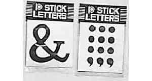 473377 CHARACTER SELF ADHESIVE VINYL, BLACK & 40MM 10'S/PKT | IMPA Code ...