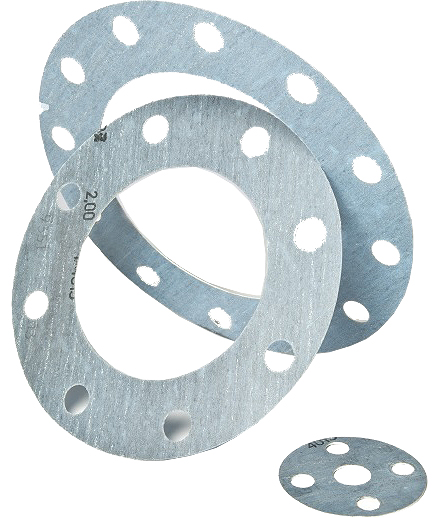 812042 GASKET NATURAL NITRILE RUBBER, HOLED PN16 TH:2MM NOM SIZE 20 ...