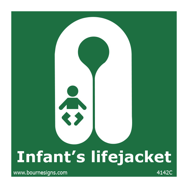 334142 SAFETY SIGN INFANTS LIFEJACKET, 150X150MM | IMPA Code Search by ...